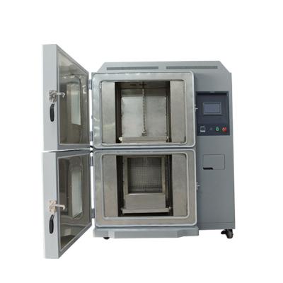 China 304 Steel Rapid Thermal Shock Test Chamber Two Zone IEC 60068-2-14 Standard for sale