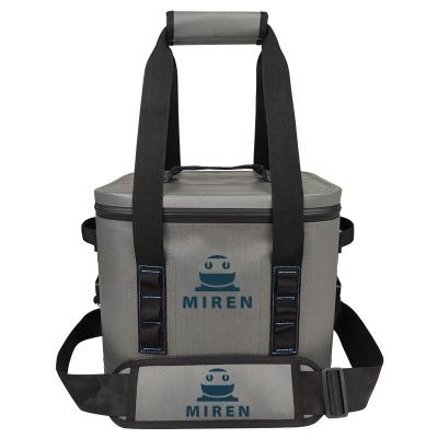 China Durable Reusable 24 Can Cooler Bag TPU Material For Camping Hiking for sale