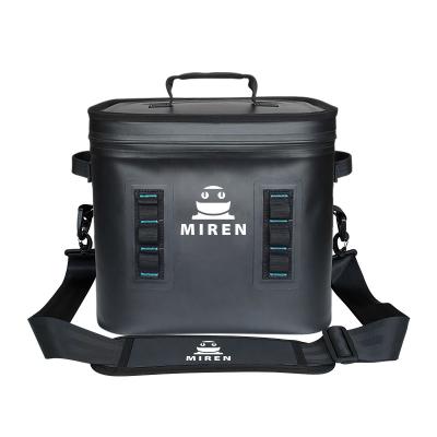 China Black 24-Can Soft Cooler Pack Is Great For Outdoor Picnics And Fishing for sale