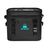 China Black 30CAN Soft Cooler Bag With A Built-In Cooler Unit That Can Provide Heating Or Cooling for sale