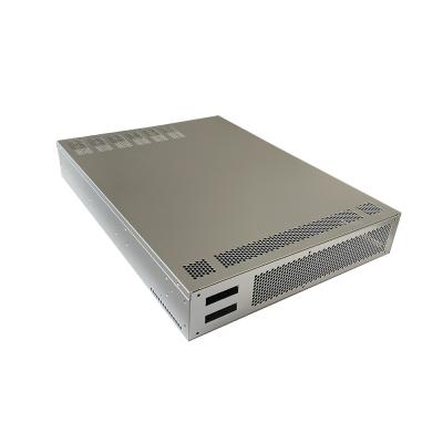 China 1U 2U 3U 4U 19 Inch Rack Mount Chassis Pc Case Enclosure Aluminium Box Case for sale