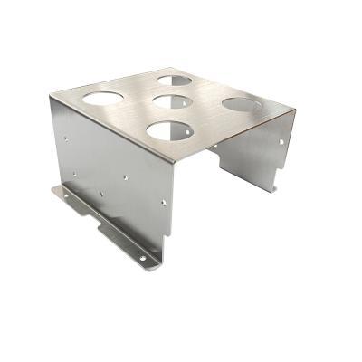 China Perforated Precision Sheet Metal Fabrication Services Bending Laser Cutting Welding for sale