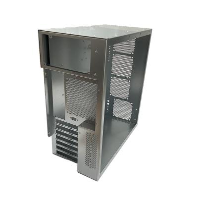 China Precision Server Chassis with 0.01-0.05mm Tolerance Customized OEM Sheet Metal Enclosure ISO 9001 Certified for sale