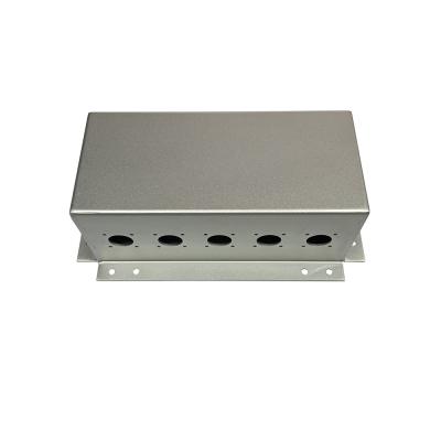 China Custom CNC Enclosure and Sheet Metal Chassis with 0.01-0.05mm Tolerance 1 PCS MOQ and Nickel Plating for sale