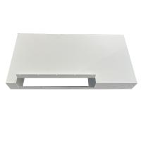 China Large Size Network Chassis with 0.1mm Tolerance and White Powder Spraying for Precision Sheet Metal Enclosure for sale