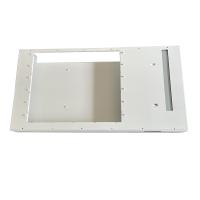 China Large Size Network Chassis with 0.1mm Tolerance and White Powder Spraying for Precision Sheet Metal Enclosure for sale