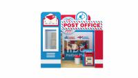 China Multi-Colored Mini Town Post Office Toy for Indoor Playground for sale