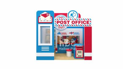 China Multi-Colored Mini Town Post Office Toy for Indoor Playground for sale