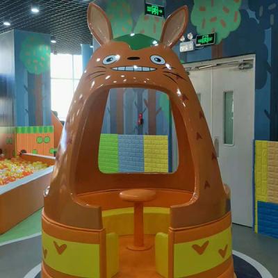 China Kids Rotating Soft Padded Amusement Ride with LED Lights for sale