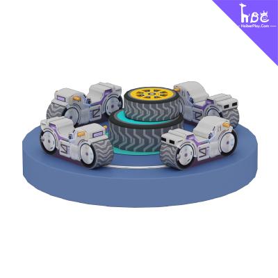 China Customizable LED Merry Go Round Ride with Safety Features for sale