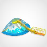 China Volcano Climbing Slide for Kids Indoor Outdoor Playground Equipment for sale