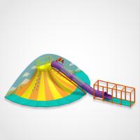 China Volcano Climbing Slide for Kids Indoor Outdoor Playground Equipment for sale