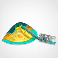 China Volcano Climbing Slide for Kids Indoor Outdoor Playground Equipment for sale