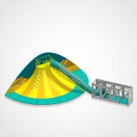 China Volcano Climbing Slide for Kids Indoor Outdoor Playground Equipment for sale