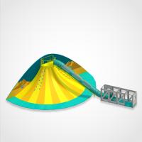 China Volcano Climbing Slide for Playgrounds Indoor Outdoor Use for sale