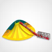 China Volcano Climbing Slide for Playgrounds Indoor Outdoor Use for sale