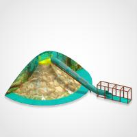 China Volcano Climbing Slide for Playgrounds Indoor Outdoor Use for sale