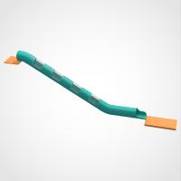 China Commercial Outdoor Plastic Playground Slide for Kids 3-10 Years for sale