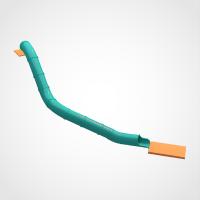 China Commercial Outdoor Plastic Playground Slide for Kids 3-10 Years for sale
