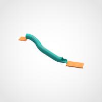 China Commercial Outdoor Plastic Playground Slide for Kids 3-10 Years for sale