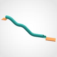 China Commercial Outdoor Plastic Playground Slide for Kids 3-10 Years for sale