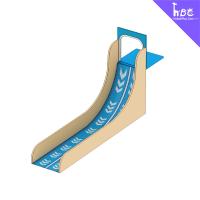 China Outdoor Playground Slide for Kids Ages 3-12, 500kg Capacity for sale