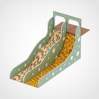 China Outdoor Playground Slide for Kids Ages 3-12, 500kg Capacity for sale