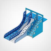 China Outdoor Playground Slide for Kids Ages 3-12, 500kg Capacity for sale