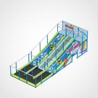 China Fiberglass Playground Slide with Stainless Steel Frame for Ages 3-12 for sale