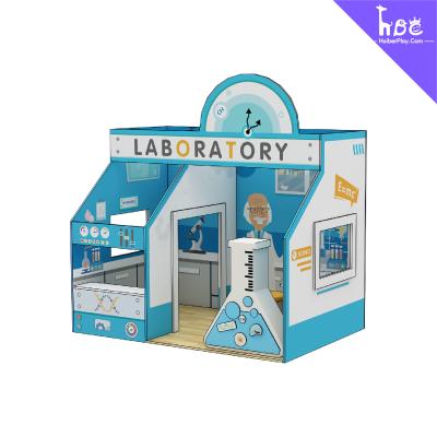 China Mini Town Laboratory Role Play House Toy for Kids 3-8 Years for sale