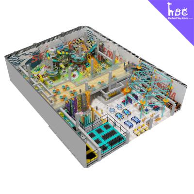 China Customizable Indoor Play Structure for Preschoolers 2-12 Years for sale
