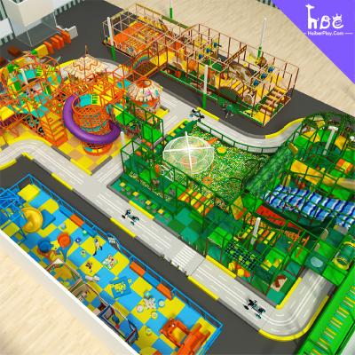 China Custom Indoor Play Structure for Kids with Slides and Trampoline for sale