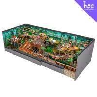 China Custom Jungle Indoor Play Structure for Kids Ages 2-12 for sale