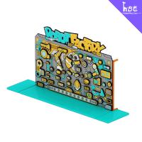 China Customized Indoor Outdoor Climbing Wall Panels with Holds for sale