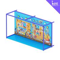 China Custom Indoor Climbing Wall for Kids with Safety Harness for sale