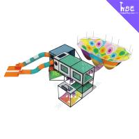 China Colorful Rainbow Climbing Net for Kids Indoor Outdoor Playground for sale