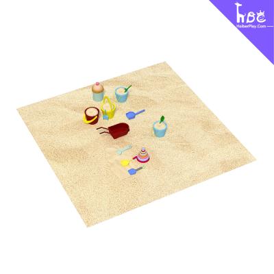 China Plastic Square Sand Pit with Cover and Toys for sale