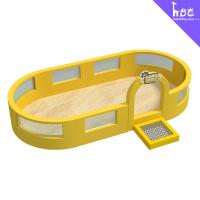 China Portable Weather-Resistant Sand Pit with Bench Seats for sale