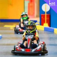 China Looping Racing Track for Kids with 2 Race Cars and Lap Counter for sale
