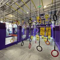 China Ninja Athletics Indoor Playground with Ball Pit and Play Zone for sale