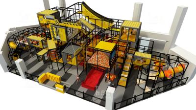 China Space Theme Indoor Playground Equipment with LED Effects for sale