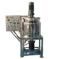 China Homogenizer Mixing Tanks Stainless Steel Jacketed With Agitator Custom for sale