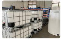 China Water IBC Tote Mixer Tank Agitator 330 Gallon Liquid Storage Bulk Container for sale