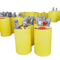 China Plastic Acid Alkaline Resistant Chemical Mixing Tank With Agitator 0.75kw 200L for sale