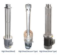 China Stainless Steel Portable Agitator Mixer Cosmetic High Shear Homogenizer Pneumatic Lifting for sale