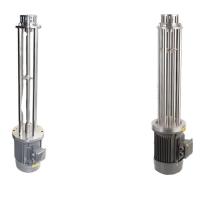 China Stainless Steel Portable Agitator Mixer Cosmetic High Shear Homogenizer Pneumatic Lifting for sale