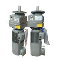 China RF Vertical Flange Mounted Bevel Coaxial Helical Gearbox For Drilling Machines for sale