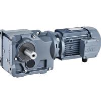 China Inline Helical Bevel Gearmotor Speed Reducer Gear Box 5.5KW Electric Motor for sale