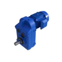 China 750rpm-1500rpm Hollow Shaft Bevel Helical Speed Reducer Gearbox Reducer With Motor for sale