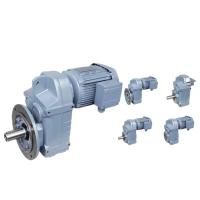 China Parallel Axis Speed Bevel Helical Gear Reducer Motor Flange Mounted for sale